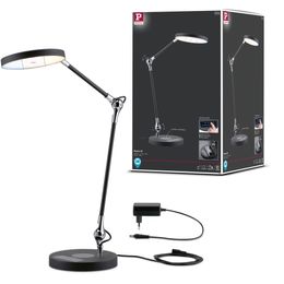 Paulmann LED Schreibtischlampe "Numis 11W schwarz QI tuneablewhite dimmbar", 1, H: 44cm, 1 Stk., schwarz, Leuchten, Kabellänge 1,50m