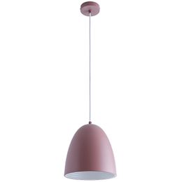 Paco Home Pendelleuchte "JACK", 1, &Oslash; 25cm H: 26cm, pink, Esszimmer, Leuchten, K&uuml;chenlampe H&auml;ngelampe Esszimmer Esstischlampe Innen Gold Wei&szlig;