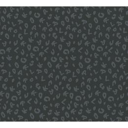 Vliestapete "Leopard", B/L: 0,53mm x 10,05mm, Rollen:, grau, ARCHITECTS PAPER, Wohnzimmer, Tapeten, Ausgefallene Tapete Karl Lagerfeld Designer