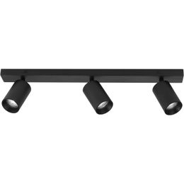 NOVA LUCE Deckenleuchte "TOD", 3, H: 12,7cm, 1 Stk., schwarz, Wohnzimmer, Leuchten, Ohne Leuchtmittel