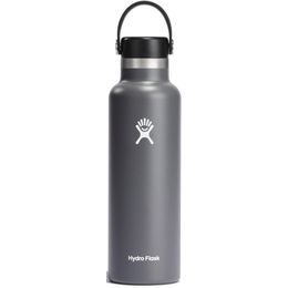 Hydro Flask Trinkflasche "STANDARD FLEX CAP", 621ml, grau, Trinkflaschen, TempShield -Isolierung