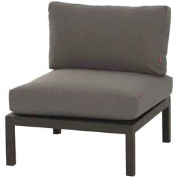 Loungesofa siena GARDEN, B:70cm H:70cm T:84cm, grau, Bezug: 100% Polyester, Sofas, "Alvida", Lounge Modul Mitte, BxTxH: 70x84x70 cm