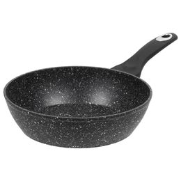 Bratpfanne "Antlia, tiefe Pfanne mit ergonomischem Soft-Touch-Griff", &Oslash; 24cm + H&ouml;he 6,8cm, schwarz, RESTO KITCHENWARE, Pfannen,