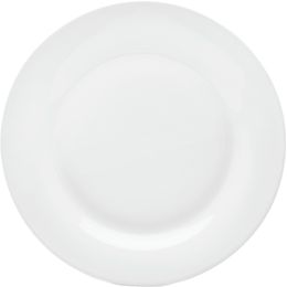 Van Well Servierteller "Trend", &Oslash; 30cm, wei&szlig;, Servierplatten, Grillteller, sp&uuml;lmaschinenfest und mikrowellengeeignet, &Oslash; 30 cm