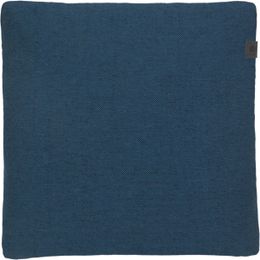 Schöner Wohnen Kollektion Dekokissen, B:38cm L:38cm, blau, SCHÖNER WOHNEN-KOLLEKTION, Baumwolle, Polyester, Dekokissen_Sitzkissen_Kissenhüllen, "Solo", 38x38 cm