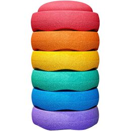 Stapelstein Kinder Balancetrainer "Stapelstein Original Mini rainbow classic", B/H/L: 6cm Ø 13,5cm, bunt, Polypropylen, H:6cm Ø:13,5cm, Balancetrainer
