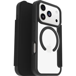 Otterbox Handyh&uuml;lle "React Series Folio f&uuml;r Apple iPhone 17 Pro", schwarz crystal, Apple iPhone 17 Pro, H&uuml;llen, Backcover, Schutzh&uuml;lle, Handyschutzh&uuml;lle, Case, Schutzcase, sto&szlig;fest