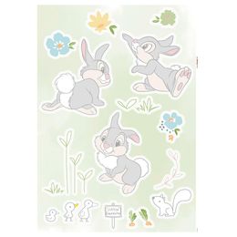 Komar Wandtattoo "Thumper in the Garden - Gr&ouml;&szlig;e 50 x 70 cm", B/H/T: 50cm x 70cm, bunt, Wandtattoos, selbstklebend, Wandsticker, Kinderzimmer