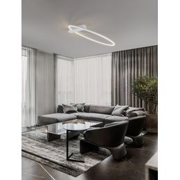 NOVA LUCE Deckenleuchte "KIKLOS", 1, &Oslash; 64cm H: 30cm, 1 Stk., wei&szlig;, Wohnzimmer, Leuchten