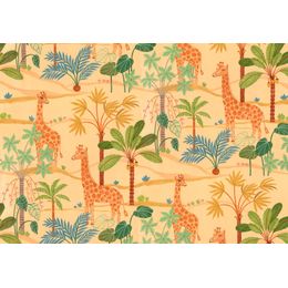 Komar Vliestapete "Digitaldruck Vlies - Giraffe Crew - Gr&ouml;&szlig;e 400 x 280 cm", B/L: 400mm x 280mm, Rollen:, bunt, Wohnzimmer, Tapeten, Kinderzimmer