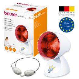 Beurer Infrarotlampe "IL 35 tiefenwirksame W&auml;rmelampe mit 150 Watt, Medizinprodukt", wei&szlig;, Kunststoff, B:14,5cm H:24cm T:17cm, W&auml;rmelampen,