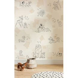 Komar Kindertapete "Disney Animals", B/L: 200mm, Rollen:, beige, Tapeten