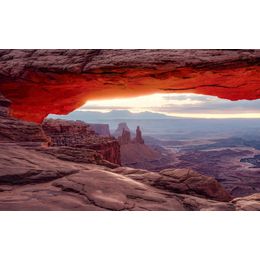 Komar Vliestapete "Digitaldruck Vlies - Mesa Arch - Gr&ouml;&szlig;e 450 x 280 cm", B/L: 450m x 280m, Rollen: 1, braun, Wohnzimmer, Tapeten, Wohnzimmer,