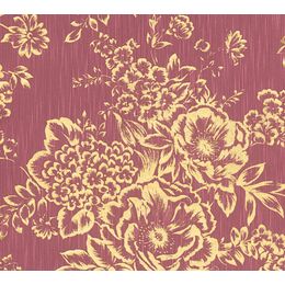 Textiltapete "Metallic Silk", B/L: 0,53mm x 10,05mm, Rollen:, bunt, ARCHITECTS PAPER, Tapeten, Barocktapete Tapete Blumen
