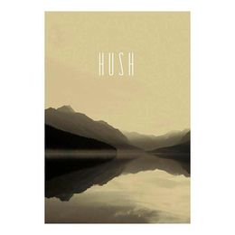 Komar Bild "Word Lake Hush Sand", B/H/T: 50cm x 70cm, Natur, 1 Stk., bunt, Wohnzimmer, Bilder, Wandbild zur Dekoration - ohne Rahmen