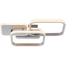 JUST LIGHT Deckenleuchte "SEVENT", 1, 1 Stk., grau, Wohnzimmer, Leuchten, LED