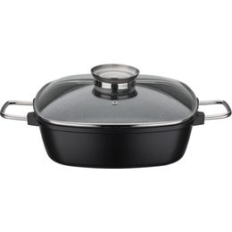 GSW Br&auml;ter "Gourmet Granit", 4,9 l + H&ouml;he 8,5cm, schwarz, T&ouml;pfe, Induktion, 4,9 Liter