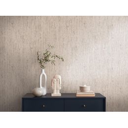 Livingwalls LIVING WALLS Vliestapete "Smart Surfaces Holz-Optik Tapete Mustertapete Struktur-Optik Natur", B/L: 0,53mm x 10,05mm, Rollen:, grau, Wohnzimmer,