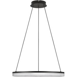 NOVA LUCE Pendelleuchte "LONELA", 1, Ø 60cm H: 150cm, 1 Stk.schwarz, Esszimmer, Leuchten