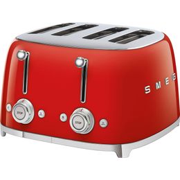 Smeg Toaster "TSF03RDEU", B:33cm H:20cm T:30cm, rot, Toaster