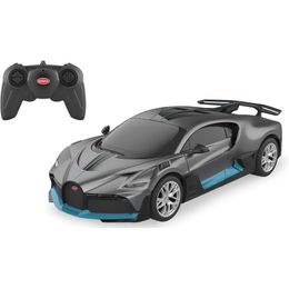 Jamara Kinder RC-Auto "Bugatti DIVO 1:24, grau, 2,4GHz", grau, B:9,2cm H:5,2cm T:19,3cm, Fernlenkfahrzeuge, offiziell lizenziert