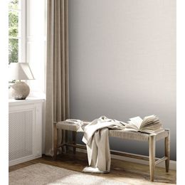 A.S. Cr&eacute;ation A.S. CR&Eacute;ATION Vliestapete "Jade 2 Struktur-Tapete Unitapete einfarbig Landhaus", B/L: 0,53mm x 10,05mm, Rollen:, beige, Wohnzimmer, Tapeten,