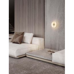 NOVA LUCE Wandleuchte "AIDER", H: 20cm, 1 Stk., gold, Wohnzimmer, Leuchten