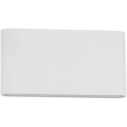 HAVIT LIGHTING LED Au&szlig;en-Wandleuchte "LISSE", 2, H: 9cm, 1 Stk., wei&szlig;, Leuchten
