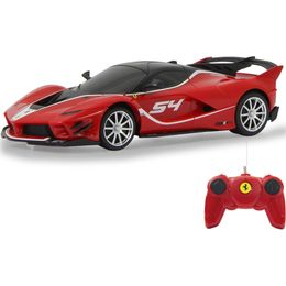 Jamara Kinder RC-Auto "Ferrari FXX K EVO 1:24 27 MHz", rot, Kunststoff, B:9cm H:5cm T:20cm, Fernlenkfahrzeuge