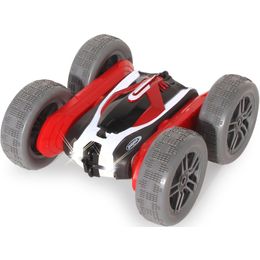 Jamara Kinder RC-Auto "SpinX Stuntcar 2,4GHz, rot-schwarz", rot, Kunststoff, B:16cm H:8cm, Fernlenkfahrzeuge, mit zuschaltbarem LED-Licht