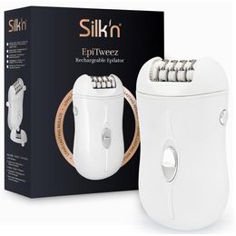Silk'n SILK'N Damen Epilierer "EpiTweez", wei&szlig;, B:15,1cm H:19cm T:4,9cm, Epilierer