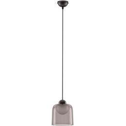 NOVA LUCE Pendelleuchte "DIONE", 1, Ø 14cm H: 200cm, 1 Stk.schwarz, Esszimmer, Leuchten