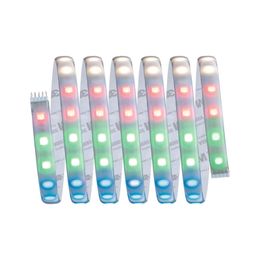 Paulmann LED-Streifen "MaxLED 500 Stripe 2,5m IP44 Cover 3000K 30W 24V Silber Kunststoff", Flammen 1 Stk., silber, K&uuml;che, Lichterketten
