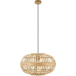 Eglo Pendelleuchte "AMSFIELD", 1, Ø 38cm, braun, Esszimmer, Leuchten, Hängelampe Esstisch, Esszimmerlampe, Hängeleuchte, Lampe, E27, Ø 38 cm