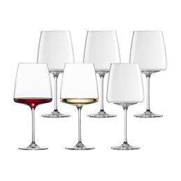 ZWIESEL GLAS Weinglas "Weingl&auml;ser Vivid Senses 710 ml 6er Set transparent", 6 tlg., transparent, Trinkgef&auml;&szlig;e