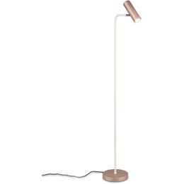 Trio LEUCHTEN Stehlampe "MARLEY, exkl. 1x GU10 max 5W, Stehleuchte Höhe 151cm", 1, H: 151cm, 1 Stk.coffee, Wohnzimmer, Leuchten, mit Kippschalter,