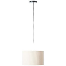 Brilliant Pendelleuchte "Tony", 1, Ø 35cm, 1 Stk., beige, Esszimmer, Leuchten, mit Cord-Lampenschirm, 150 x 35 cm, E27, kürzbar, Textil
