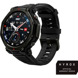 Amazfit Smartwatch "T-Rex 3 Pro", 48, wechselbartactical schwarz, Smartwatches, Hyrox Race Mode / Bildschirmgröße 48mm