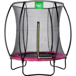 EXIT Kinder Gartentrampolin "Silhouette, rosa", Ø 212cm, rosa, Trampoline, mit Sicherheitsnetz