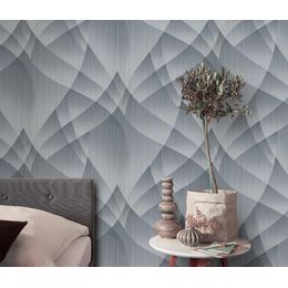 Vliestapete "Lumina", B/L: 0,53m x 10,05m, Rollen: 1, silber, FASHION FOR WALLS, modern, Tapeten, Phthalate frei