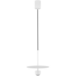 NOVA LUCE Pendelleuchte "EDEM", 1, Ø 30cm H: 217cm, 1 Stk.weiß, Esszimmer, Leuchten