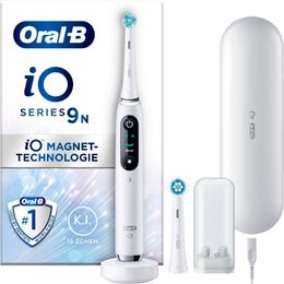 Oral-B Elektrische Zahnbürste "iO 9", weiß, Kunststoff, B:3cm H:25cm T:3cm, Elektrozahnbürsten, mit Magnet-Technologie, 7 Putzmodi, Farbdisplay &