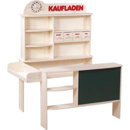 Roba Kinder Kaufladen "Verkaufsstand, natur", beige, Schichtholz, B:100cm H:120cm T:78cm, Kaufläden