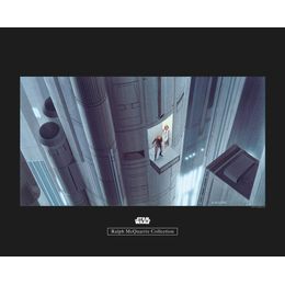 Komar Bild "Star Wars Classic RMQ Escape Plan", B/H/T: 50cm x 40cm, Star Wars, 1 Stk., bunt, Wohnzimmer, Bilder, Wandbild zur Dekoration im