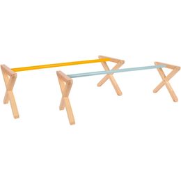 Small Foot Kinder Hürde "Hürde Cavaletti Hindernis-Set", bunt, Holz, B:81cm H:30cm L:30cm, Hürden, für Hobby-Horsing oder Agilitiy-Training