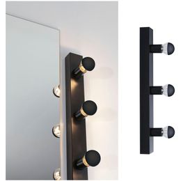 Paulmann Spiegelleuchte "Spiegelleuchte IP44 E14 230V dimmbar", 3, H: 7,5cm, 1 Stk., schwarz, Badezimmer, Leuchten, Ein-/Ausschalter