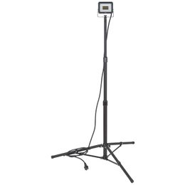 Fa.Brennenstuhl BRENNENSTUHL LED Baustrahler "JARO 3060 T", H: 72cm, schwarz, Leuchten, h&ouml;henverstellbares Stativ, 20W, 2300lm, 6500K, IP65, 3m Kabel