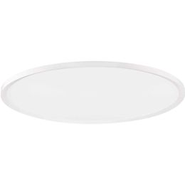 NOVA LUCE Deckenleuchte "AOTON", 1, &Oslash; 60cm H: 5cm, 1 Stk.wei&szlig;, Wohnzimmer, Leuchten