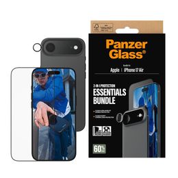 Displayschutzglas "2-in-1 Protection Essentials Bundle", B:11cm H:1,2cm T:19,5mmtransparent, CARE BY PANZERGLASS, Displayfolien, Displayschutzfolie,