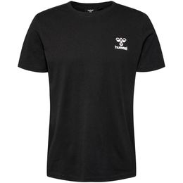 Hummel Herren T-Shirt "ICONS T-SHIRT", schwarz, Gr. S, Jersey, Obermaterial: 100% Baumwolle, Shirts